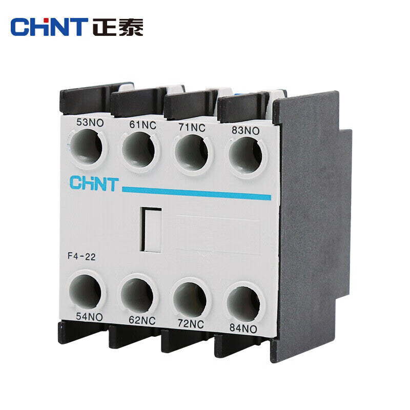 chint (chnt) f4-31 ac contactor auxiliary contact with ac contactor f4 ...