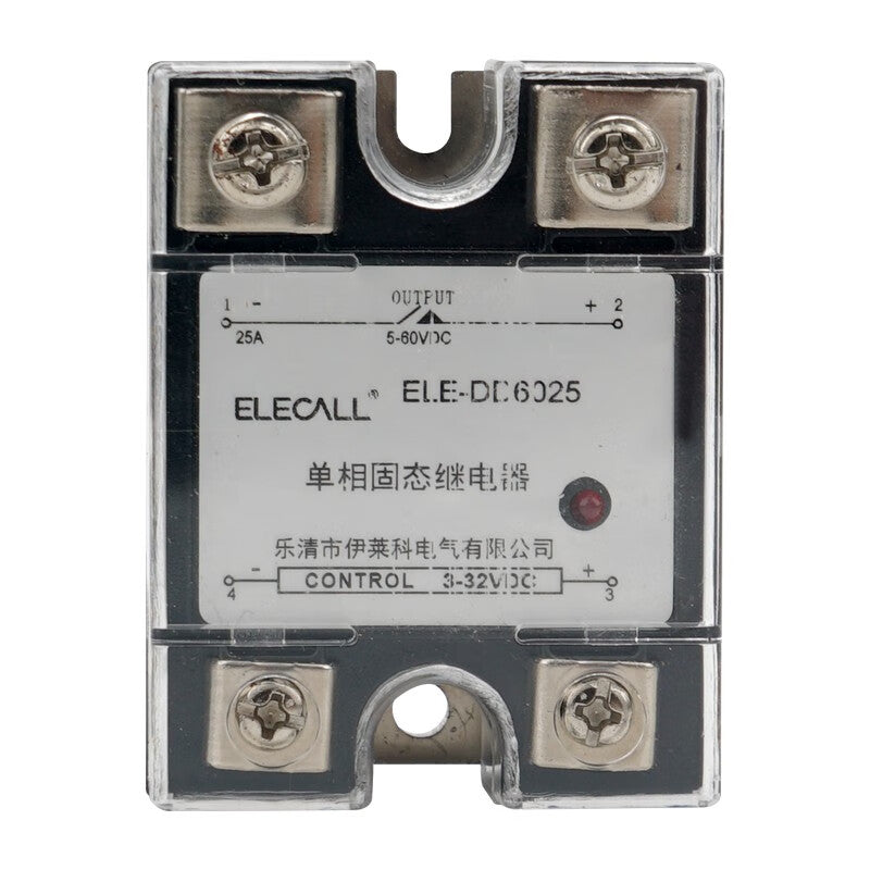 elecall three-phase ssr small solid-state relay 24v single-phase solid ...