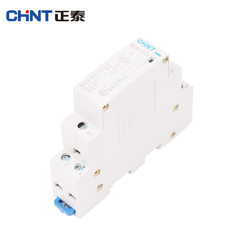chint (chnt) nch8-20/20-220/230v small single-phase ac contactor 220v ...